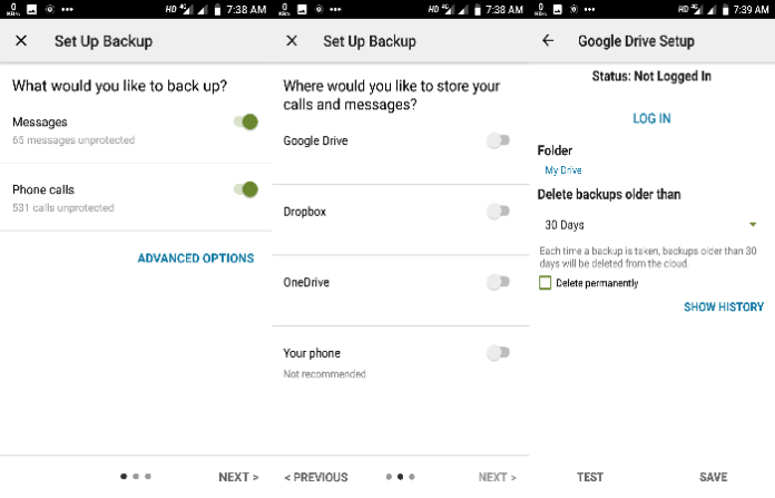 CALL Logs और SMS का Backup कैसे करें (SMS Backup)